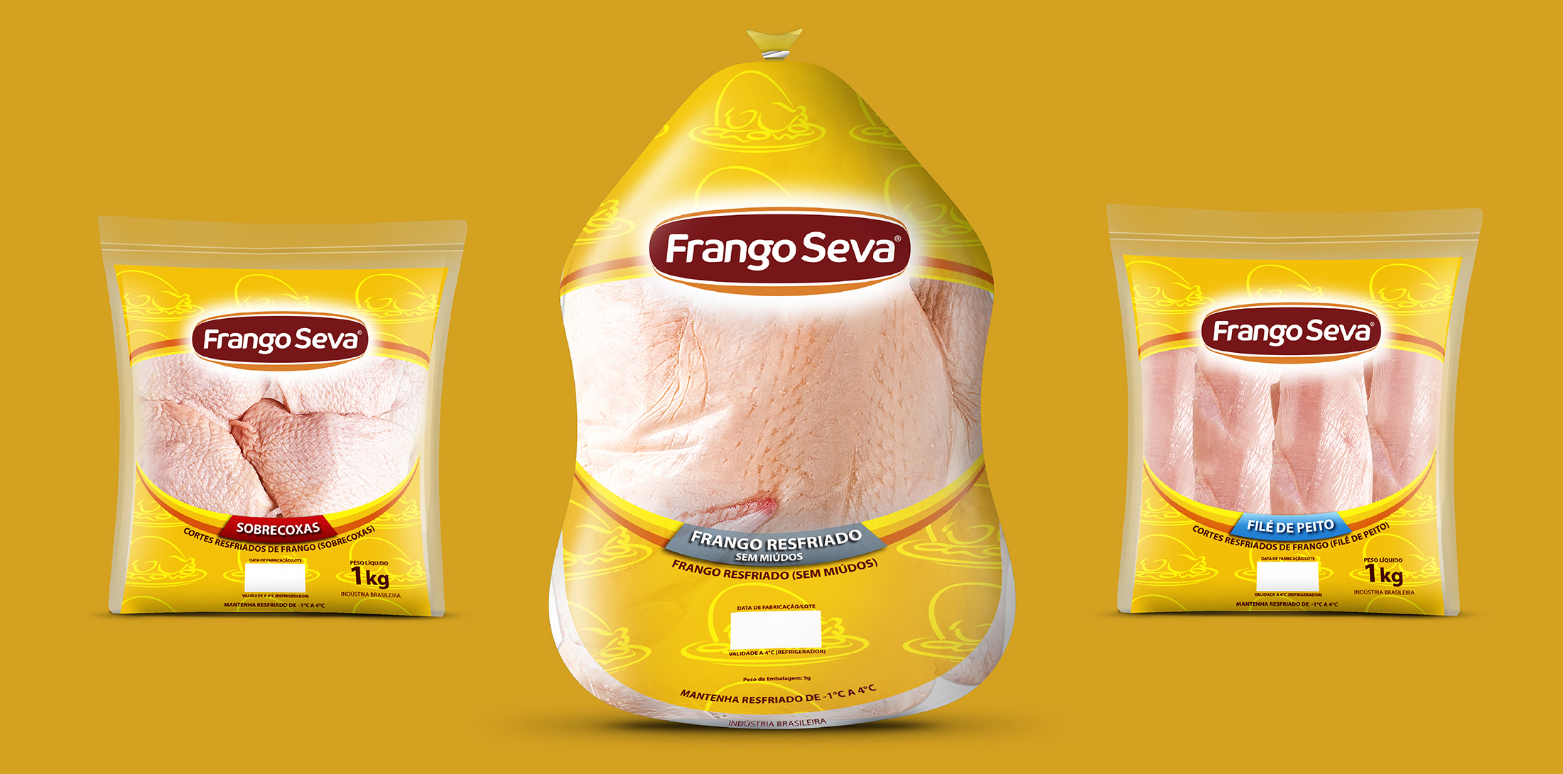 Criação de Embalagens, frigorífico, propaganda, fotografia de alimentos ...