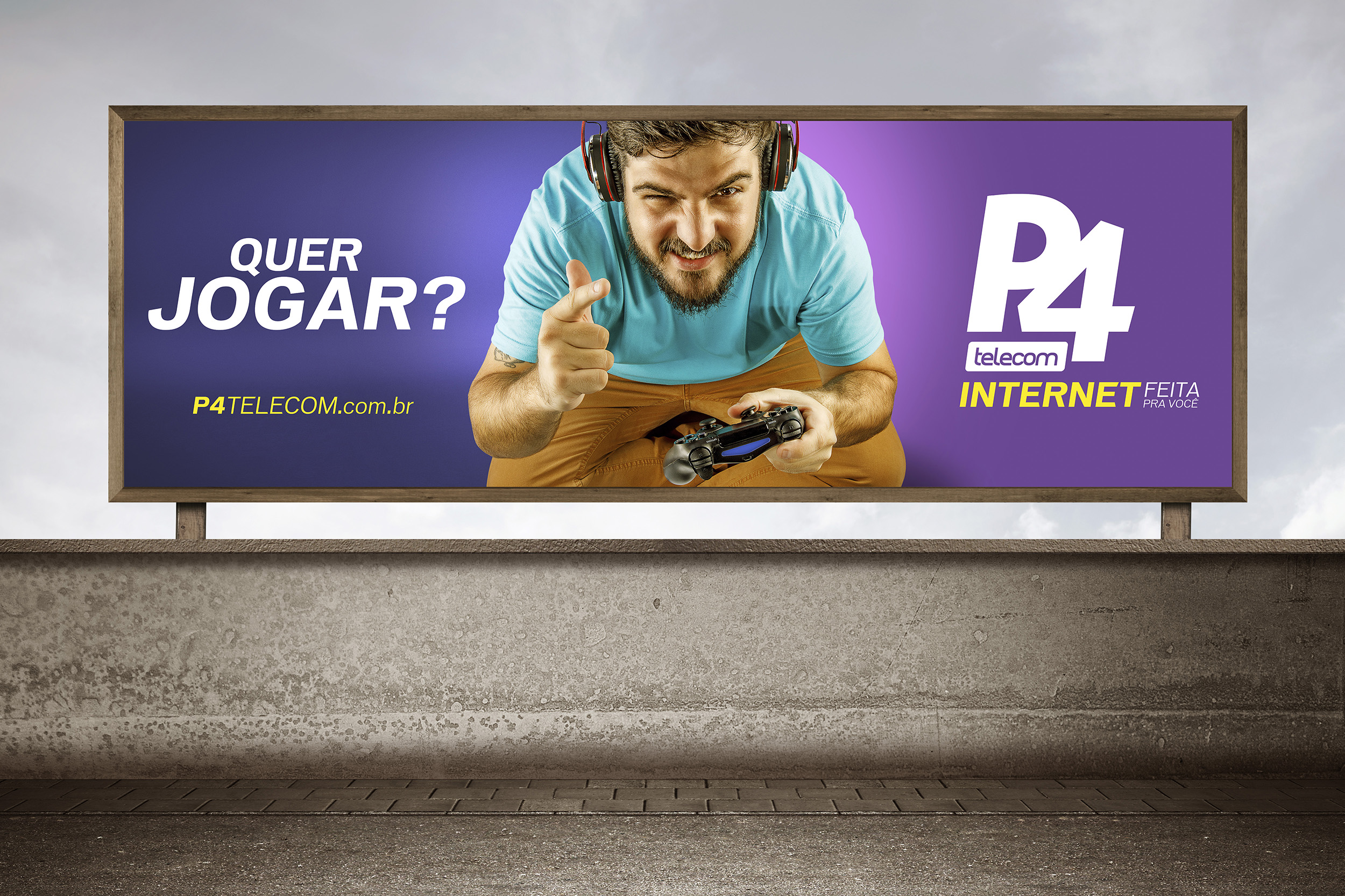 Campanha para P4 Telecom - A Internet feita pra você